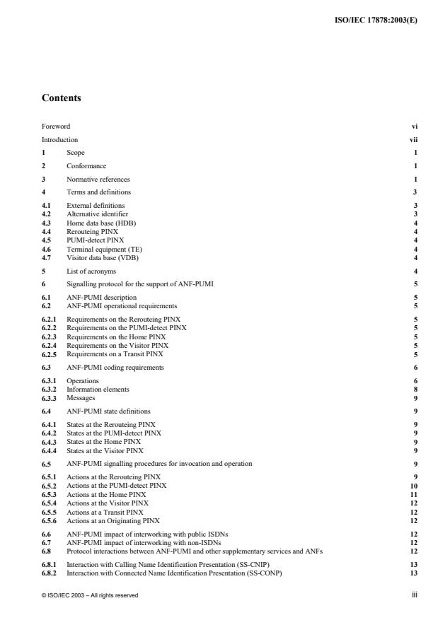 ISO/IEC 17878:2003 - Information technology — Telecommunications and information exchange between