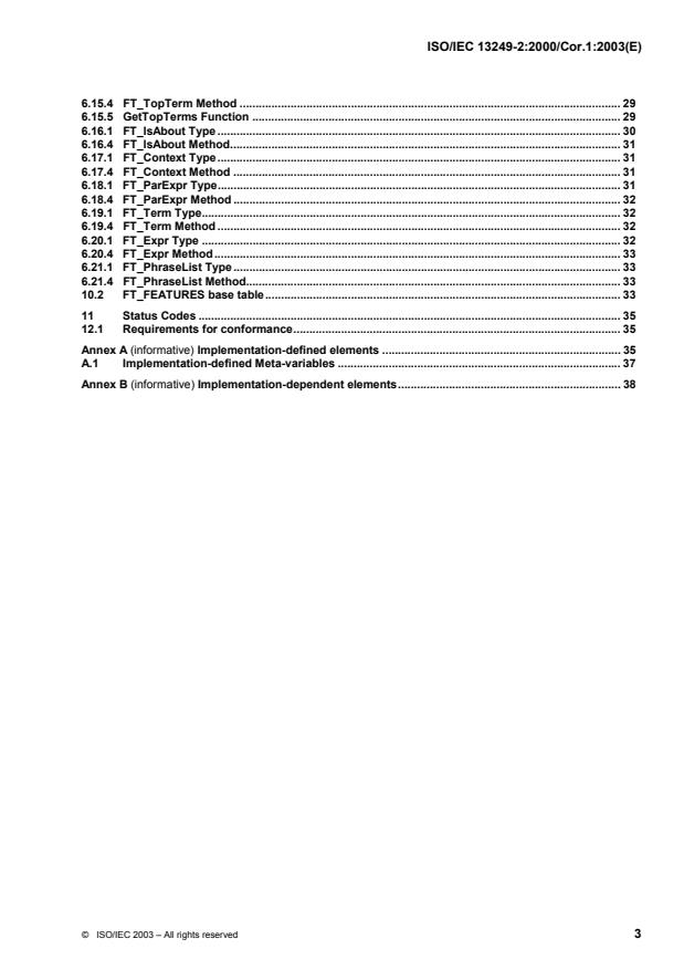 ISO/IEC 13249-2:2000/Cor 1:2003 - Information technology — Database languages — SQL multimedia and
