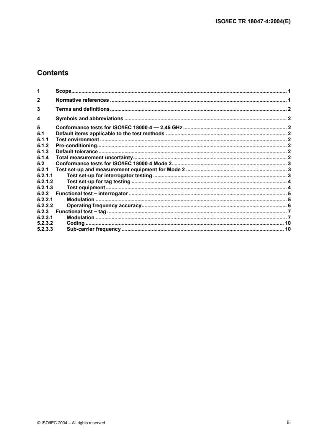 ISO/IEC TR 18047-4:2004 - Information technology — Radio frequency identification device conformance