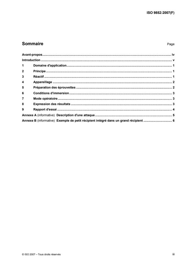 ISO 9852:2007 - Unplasticized poly(vinyl chloride) (PVC-U) pipes — Dichloromethane resistance at