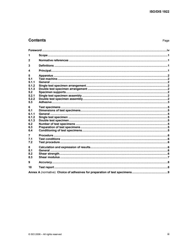 ISO/DIS 1922 - Rigid cellular plastics -- Determination of shear strength