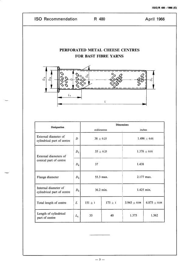 ISO/R 480:1966 - Withdrawal of ISO/R 480-1966