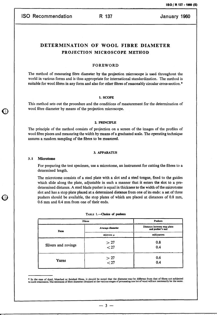 ISO/R 137:1960 - Title missing - Legacy paper document