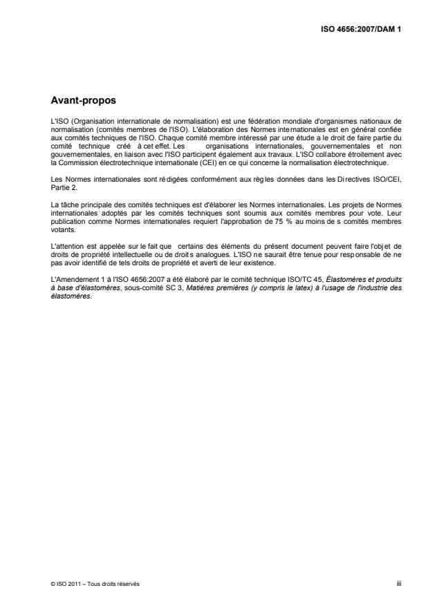 ISO 4656:2007/DAmd 1 - ISO 4656:2007/DAmd 1
