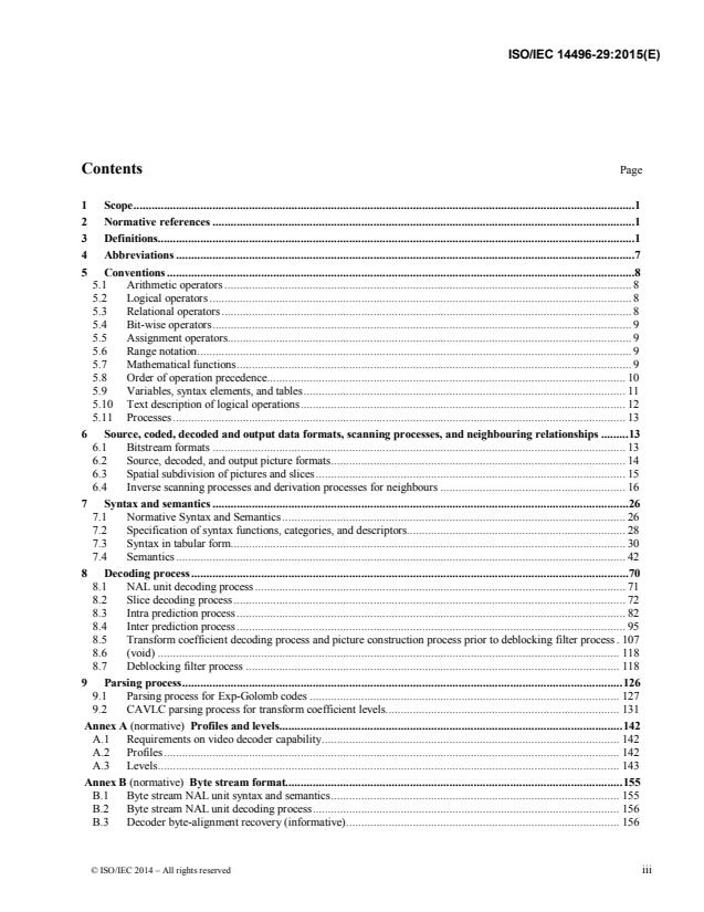 ISO/IEC 14496-29:2015 - Information technology — Coding of audio-visual objects — Part 29: Web video