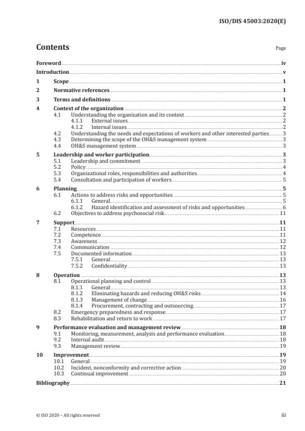 ISO/DIS 45003 - Occupational health and safety management ...