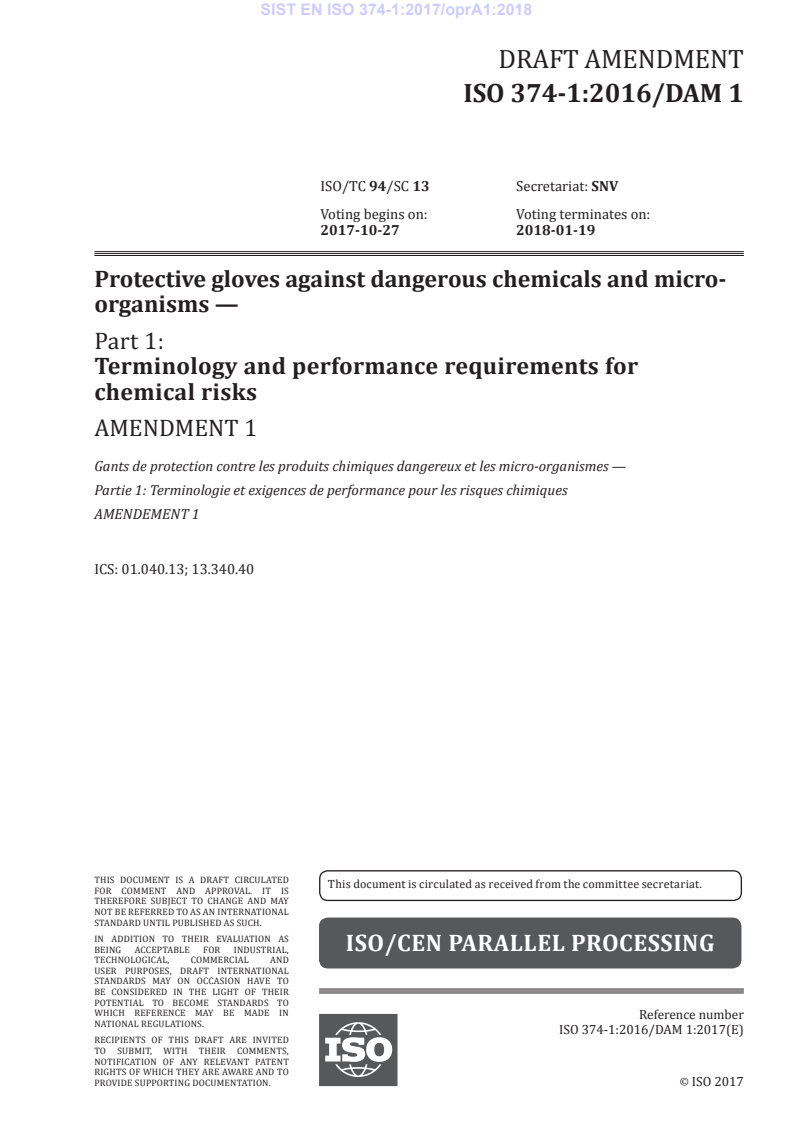 EN ISO 374-1:2016/A1:2018 - Protective gloves against dangerous ...