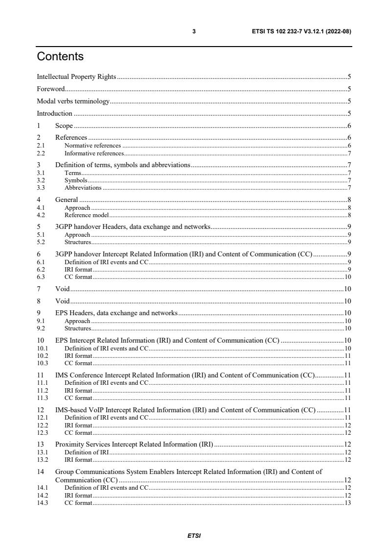 ETSI TS 102 232-7 V3.12.1 (2022-08) - Lawful Interception (LI ...