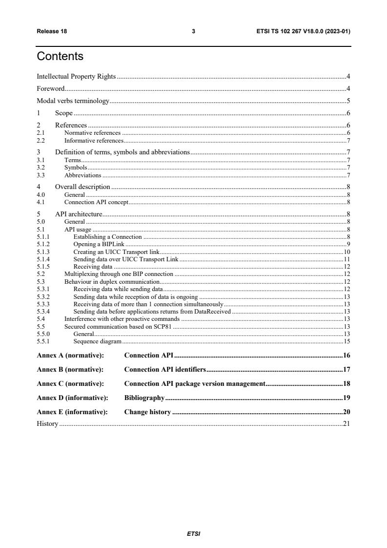 ETSI TS 102 267 V18.0.0 (2023-01) - Smart Cards; Connection Oriented ...