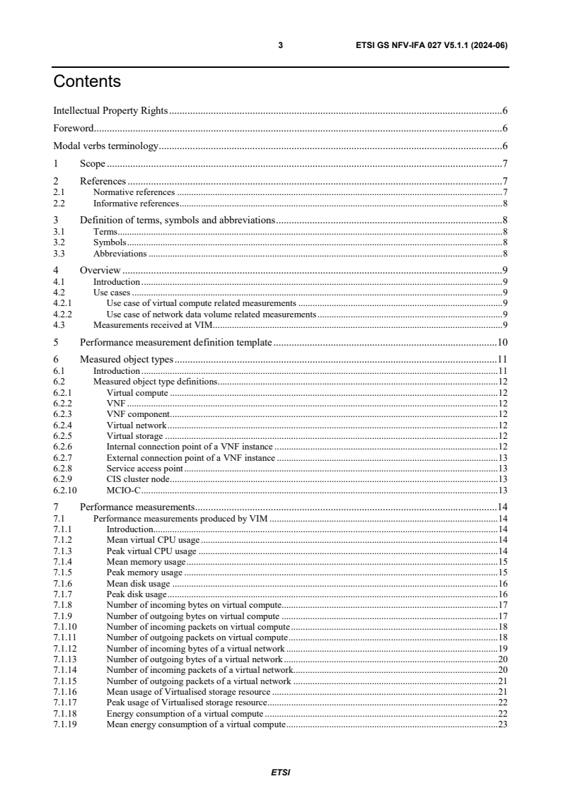 ETSI GS NFV-IFA 027 V5.1.1 (2024-06) - Network Functions Virtualisation (NFV) Release 5; Management