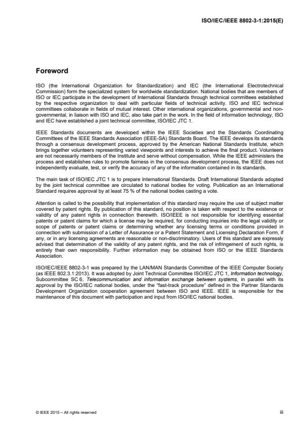 ISO/IEC/IEEE 8802-3-1:2015 - Information technology — Telecommunications and information exchange