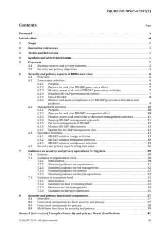 ISO/IEC FDIS 20547-4 - Information technology -- Big data reference architecture