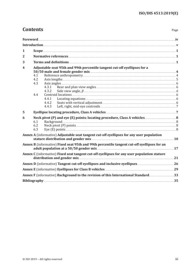 ISO/DIS 4513 - Road vehicles -- Visibility -- Method for establishment ...