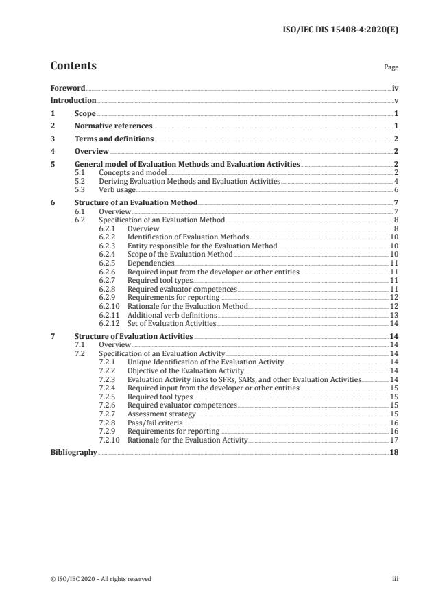 ISO/IEC DIS 15408-4 - Information security, cybersecurity and privacy protection -- Evaluation