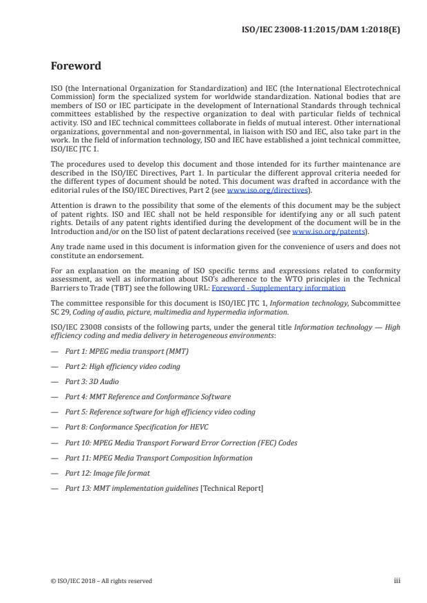 ISO/IEC 23008-11:2015/DAmd 1 - Customization in composition information