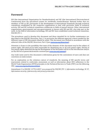 ISO/IEC 11770-4:2017/DAmd 2 - Leakage-resilient password-authenticated key agreement with ...