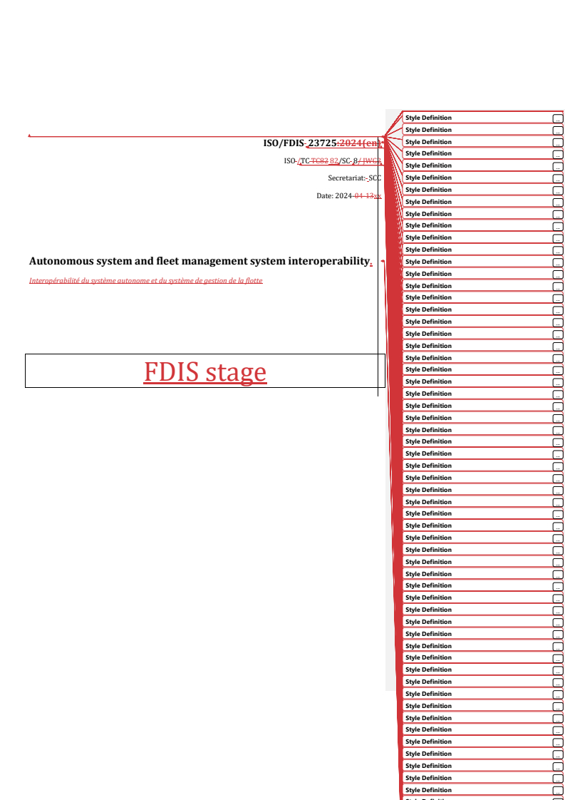 ISO/FDIS 23725 - Autonomous system and fleet management system ...