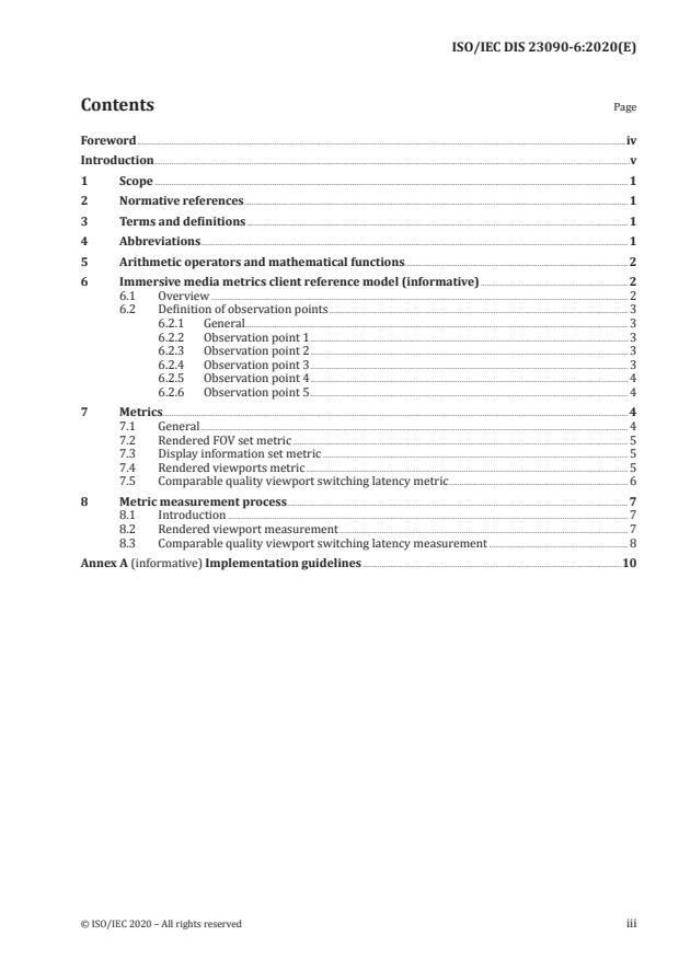 ISO/IEC DIS 23090-6 - Information technology -- Coded representation of immersive media