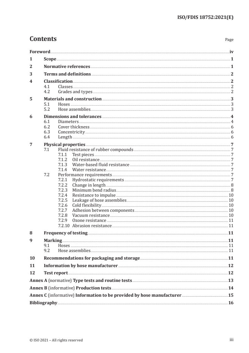 ISO 18752:2022 - Rubber hoses and hose assemblies — Wire- or textile-reinforced single-pressure