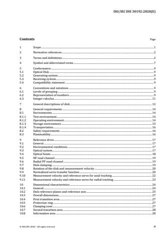 ISO/IEC PRF 30192 - Information technology -- Digitally recorded media for information interchange