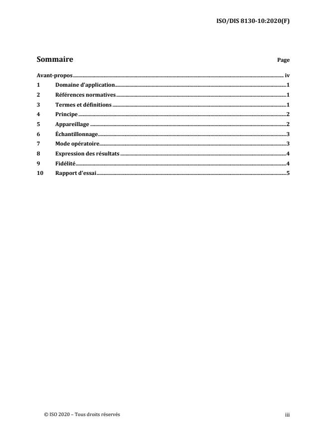 ISO DIS 8130 10 Coating Powders