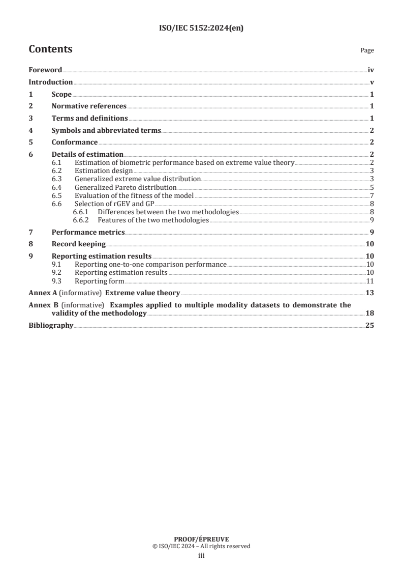 ISO/IEC 5152:2024 - Information technology — Biometric performance estimation methodologies using
