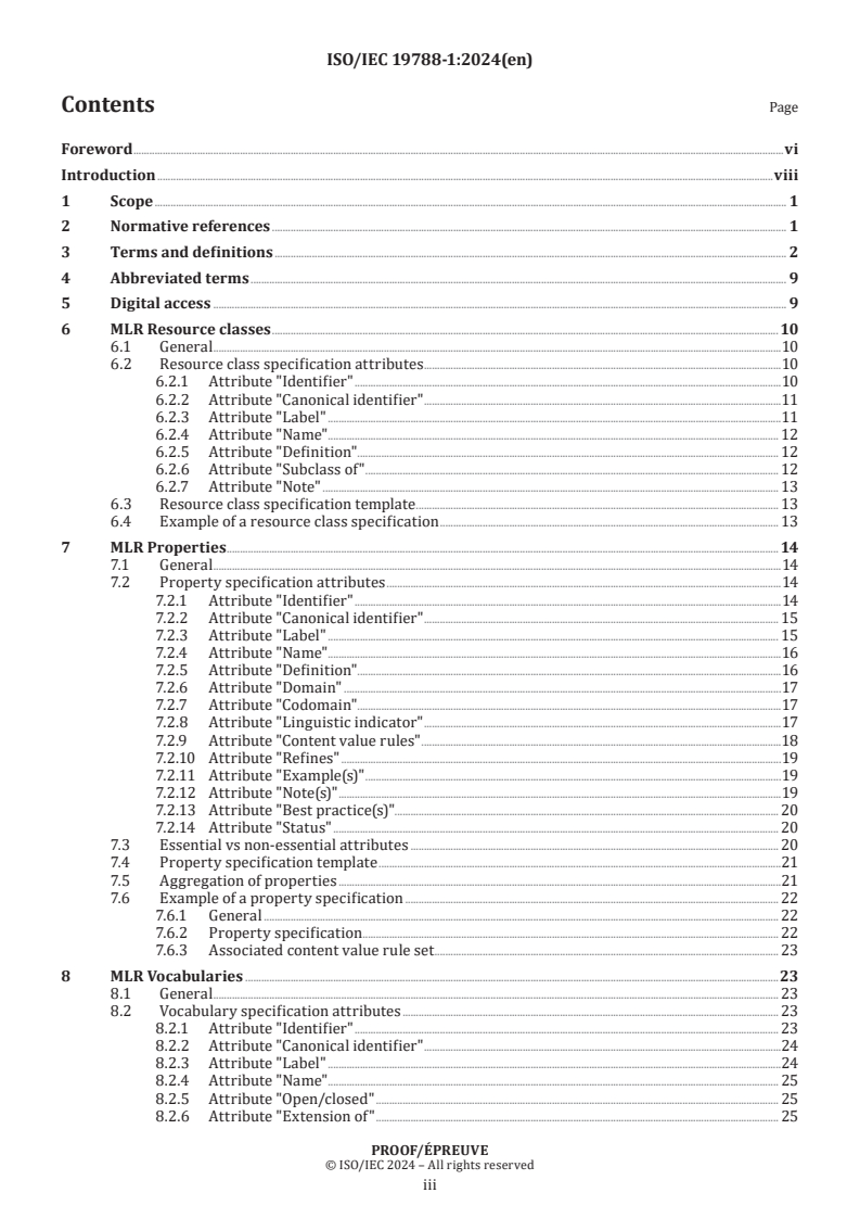 ISO/IEC PRF 19788-1 - Information technology for learning, education and training — Metadata for