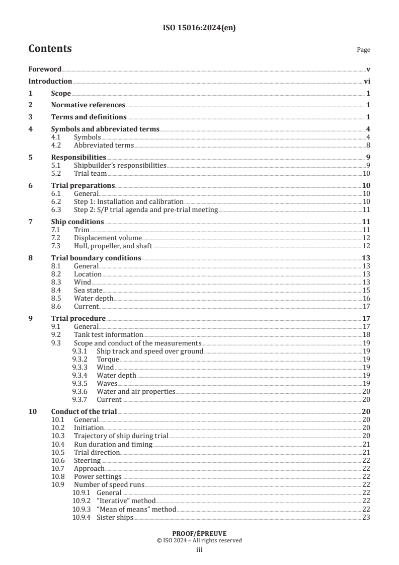 ISO 15016 - Ships and marine technology — Specifications for the assessment of speed and power