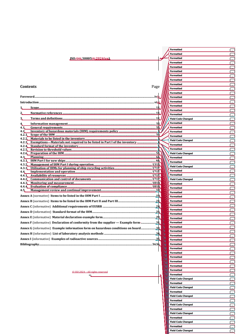 ISO 30005 - Ships and marine technology — Ship recycling management — Information control for