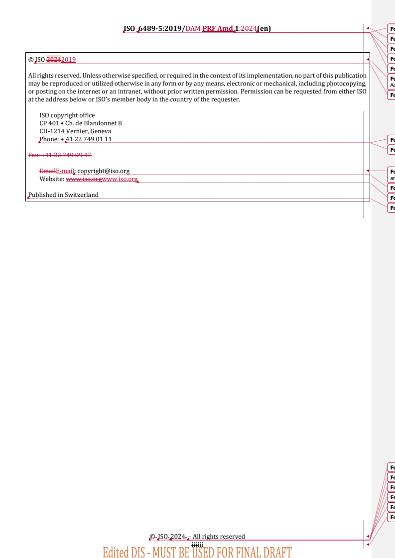 ISO 6489-5:2019/Amd 1 - Agricultural vehicles — Mechanical connections ...