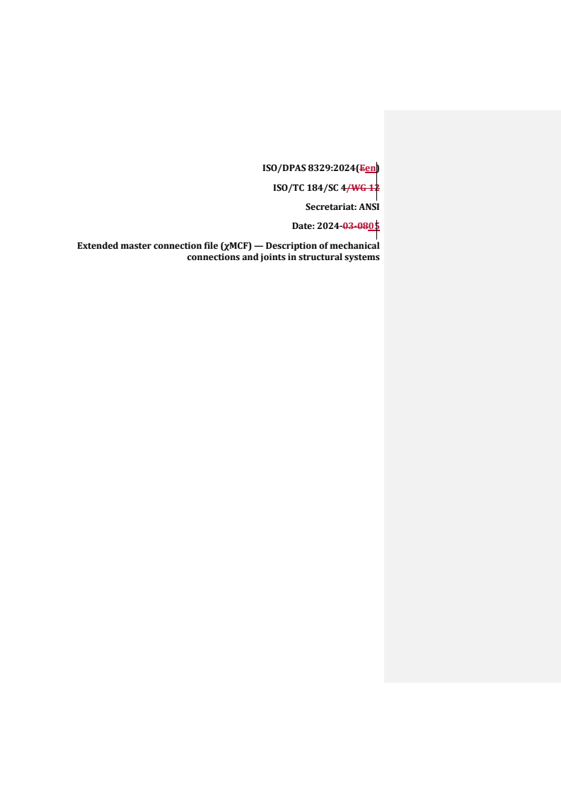 ISO/PAS 8329 - Extended master connection file (χMCF) — Description of ...