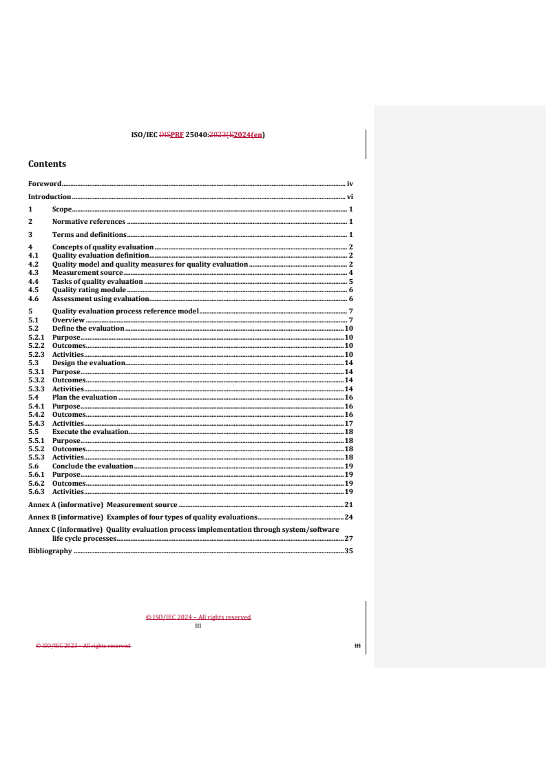 ISO/IEC PRF 25040 - Systems and software engineering — Systems and software Quality Requirements and