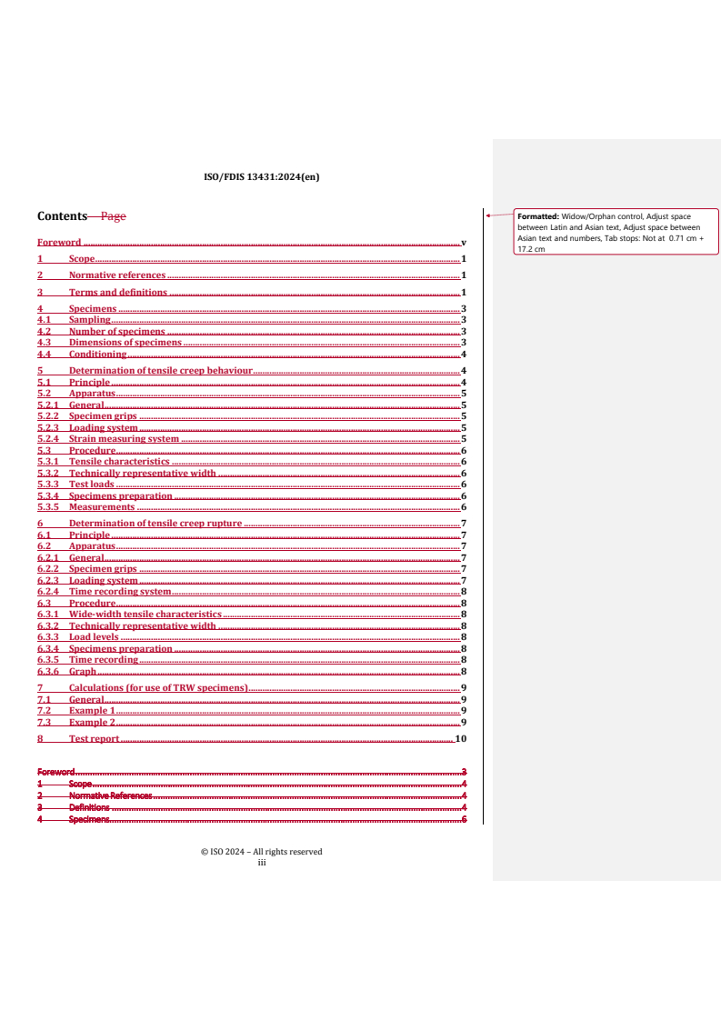 ISO 13431 - Geotextiles and geotextile-related products — Determination of tensile creep and creep