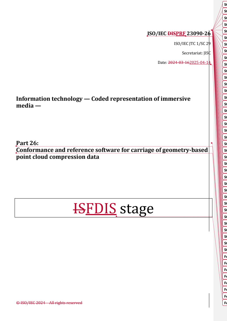 ISO/IEC 23090-26 - Information technology — Coded representation of immersive media — Part 26: