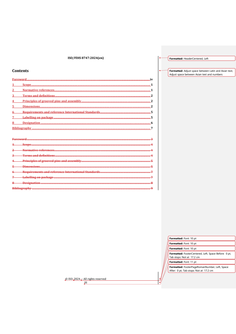ISO 8747 - Fasteners — Grooved pins with countersunk head — Full-length ...