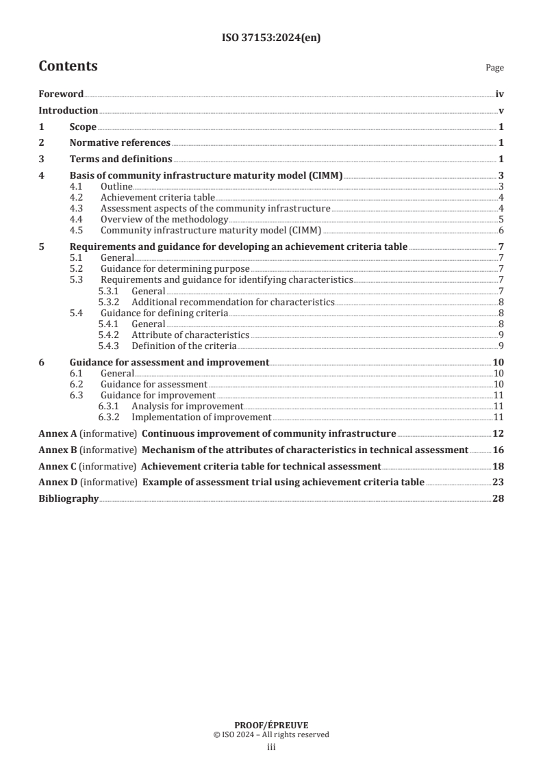 ISO/PRF 37153 - Smart community infrastructures — Maturity model for assessment and improvement