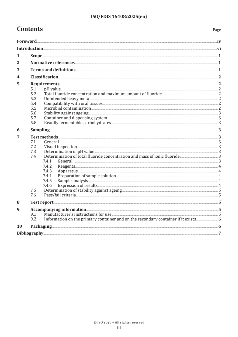 ISO 16408 - Dentistry — Oral care products — Oral rinses