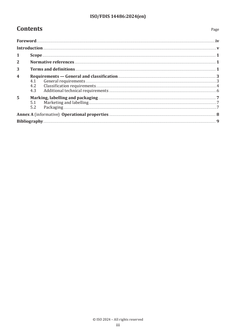 ISO 14486 - Laminate floor coverings — Specification
