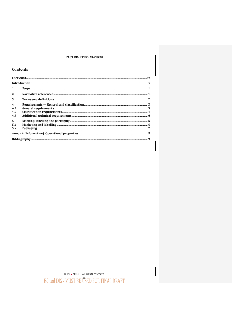 ISO/FDIS 14486 - Laminate floor coverings — Specification