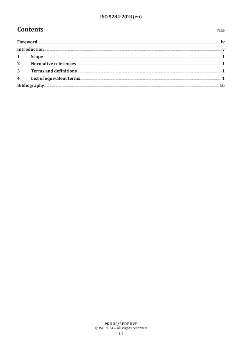 ISO 5284 - Conveyor belts — List of equivalent terms