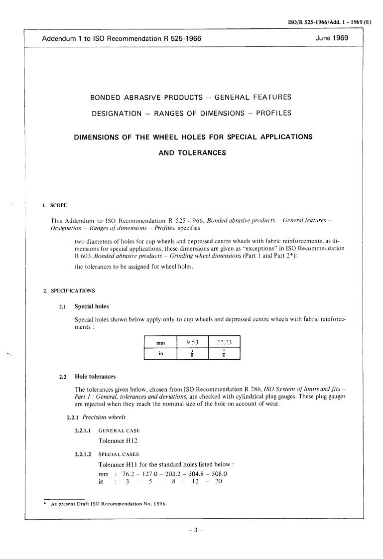 ISO/R 525:1966/Add 1 - Title missing - Legacy paper document