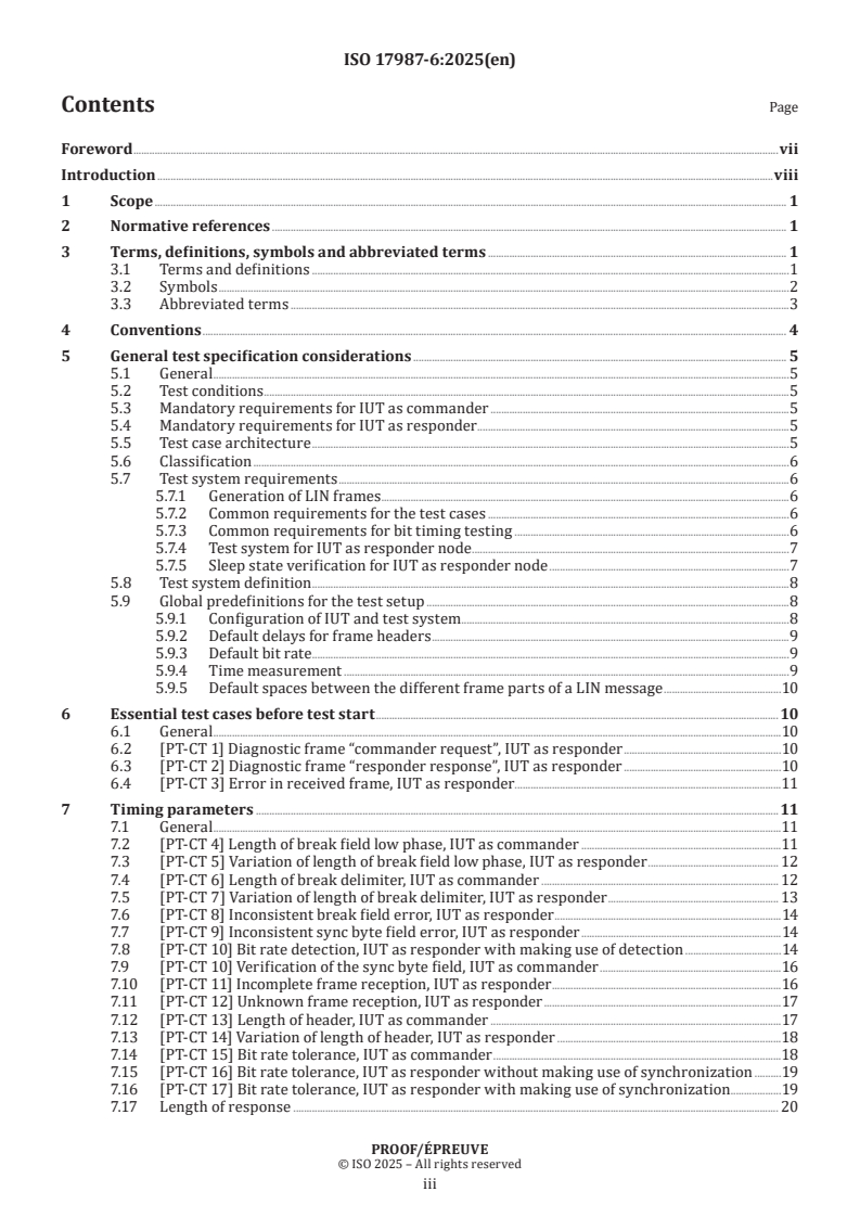 ISO/PRF 17987-6 - Road vehicles — Local Interconnect Network (LIN ...