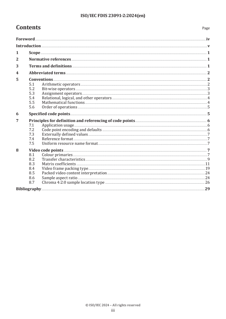 ISO/IEC 23091-2 - Information technology — Coding-independent code ...