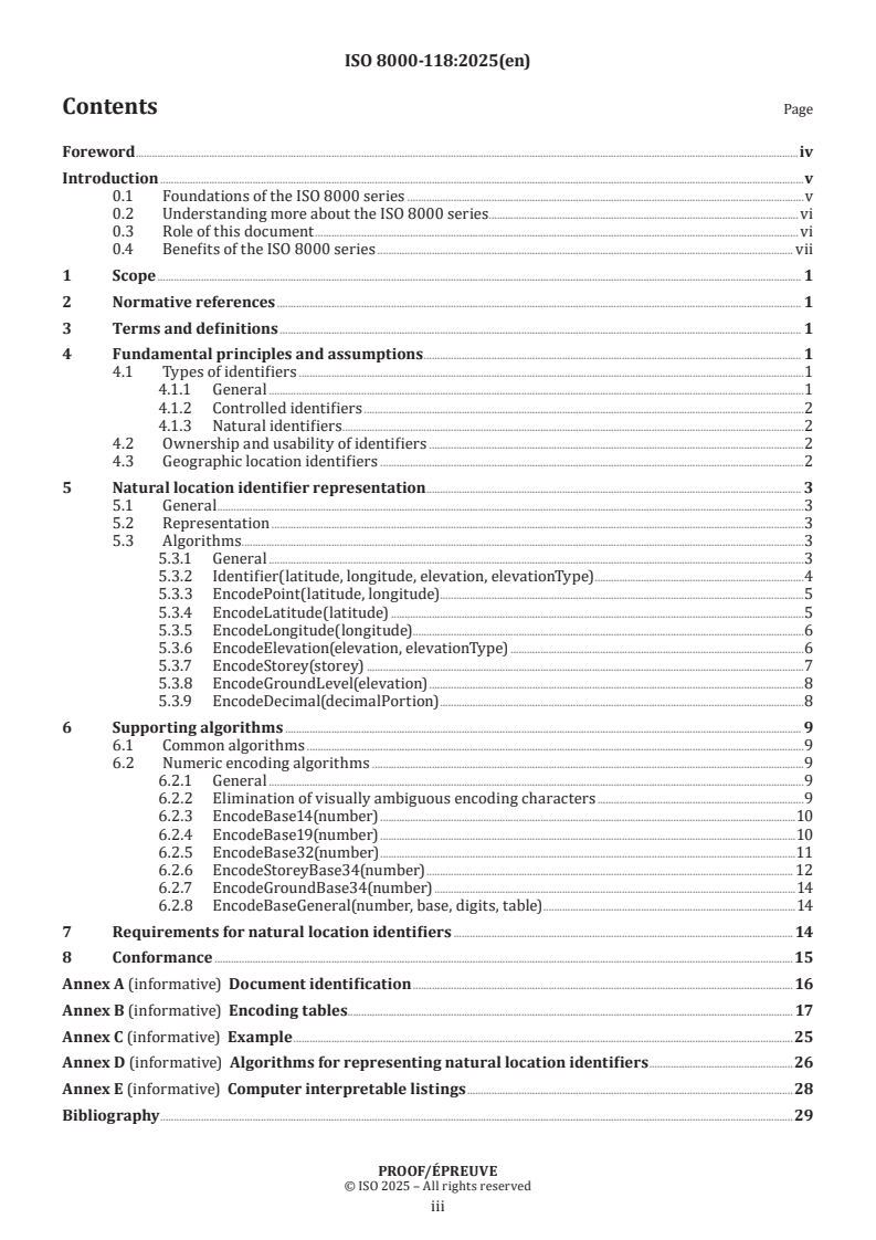 ISO 8000-118 - Data quality — Part 118: Application of ISO 8000-115 to natural location identifiers