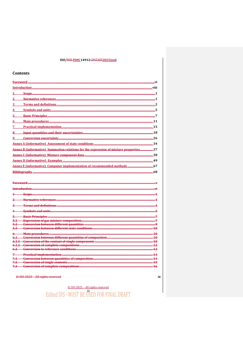 ISO 14912 - Gas analysis — Conversion of gas mixture composition data
