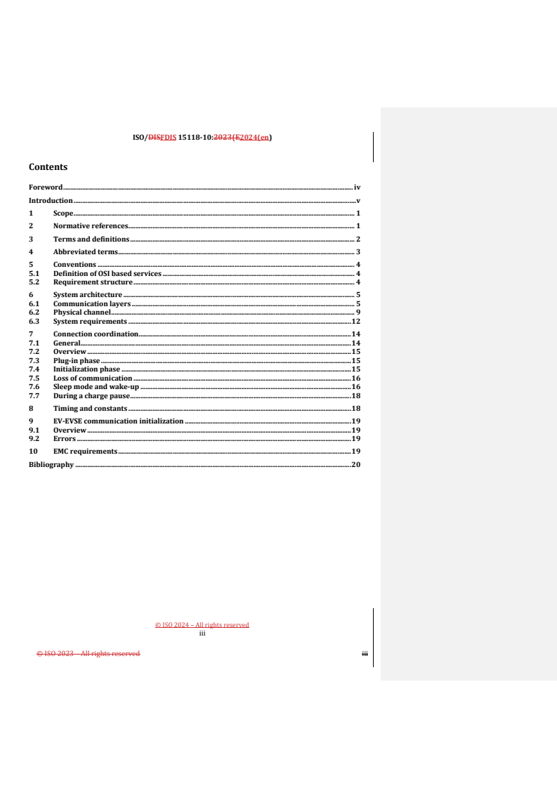 ISO 15118-10 - Road vehicles — Vehicle to grid communication interface — Part 10: Physical layer and