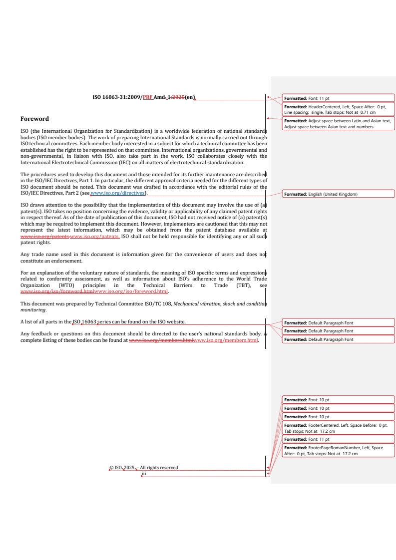 ISO 16063-31:2009/Amd 1 - Methods for the calibration of vibration and shock transducers — Part 31: