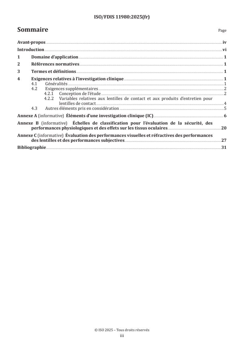 ISO 11980 - Ophthalmic optics — Contact lenses and contact lens care products — Requirements and