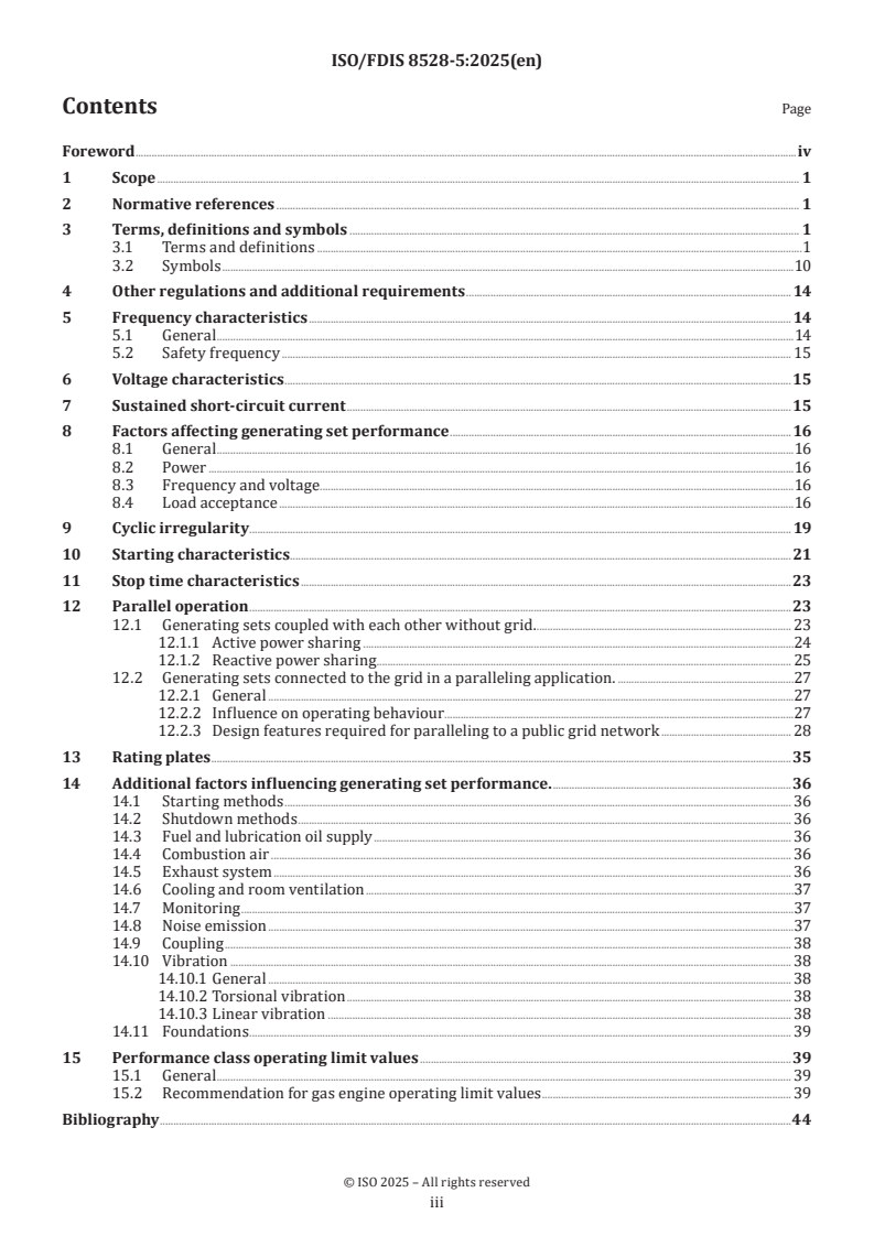 ISO/FDIS 8528-5 - Reciprocating internal combustion engine driven ... ISO/FDIS 8528-5 - Reciprocating internal combustion engine driven ...