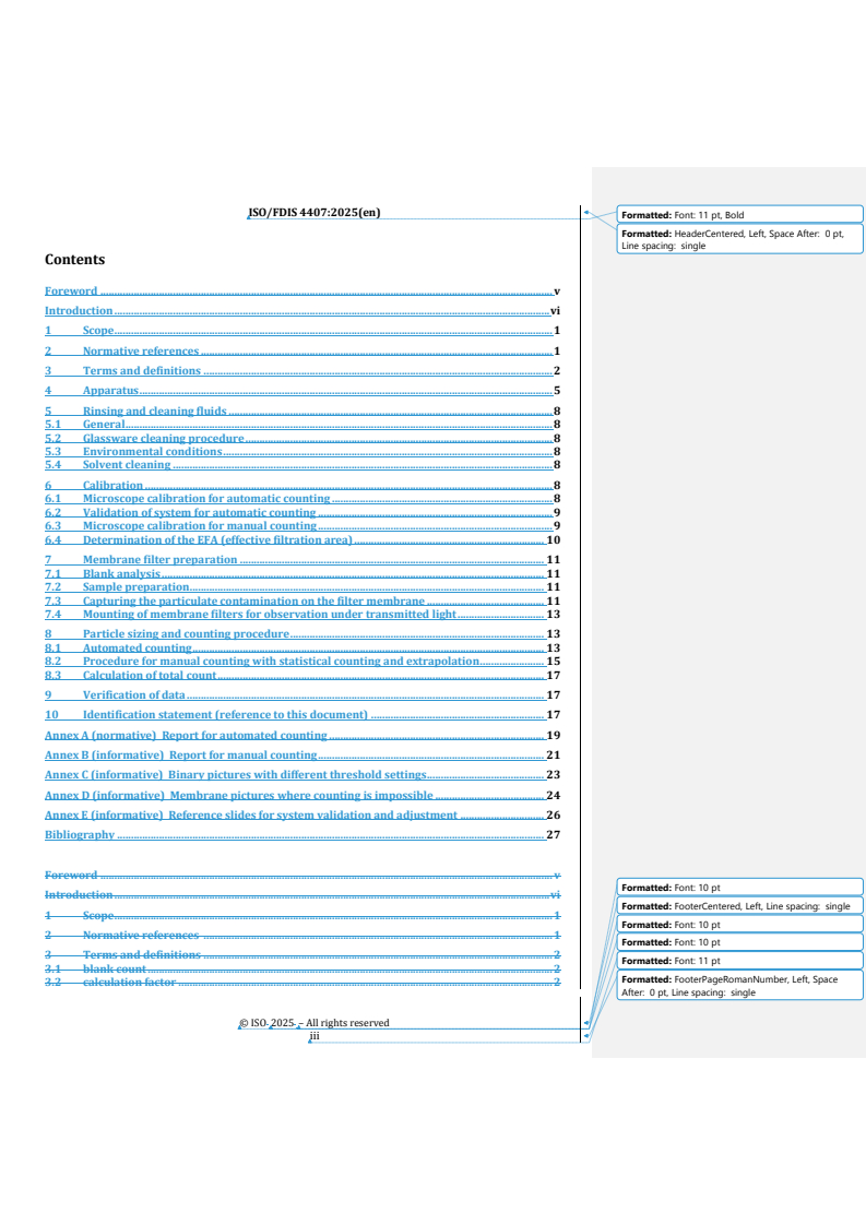 ISO/FDIS 4407 - Hydraulic fluid power — Fluid contamination — Determination of particulate